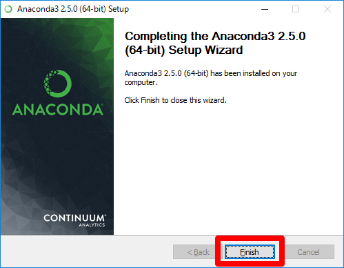 Anaconda を利用した Python のインストール (Windows) – Python でデータサイエンス